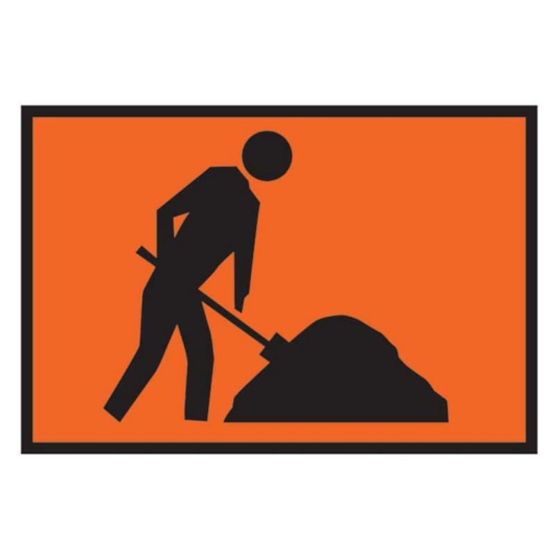 Workmen Ahead Sign | Contractor Essentials