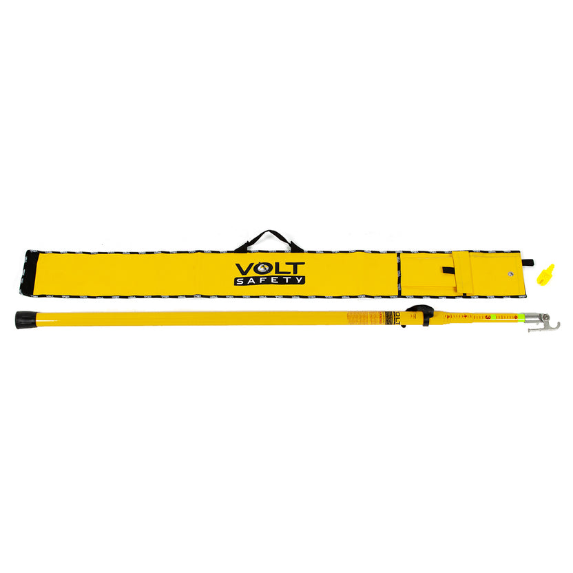 Volt Safety Insulated Stick Kit Telescopic 10.6m with Height Markings ...